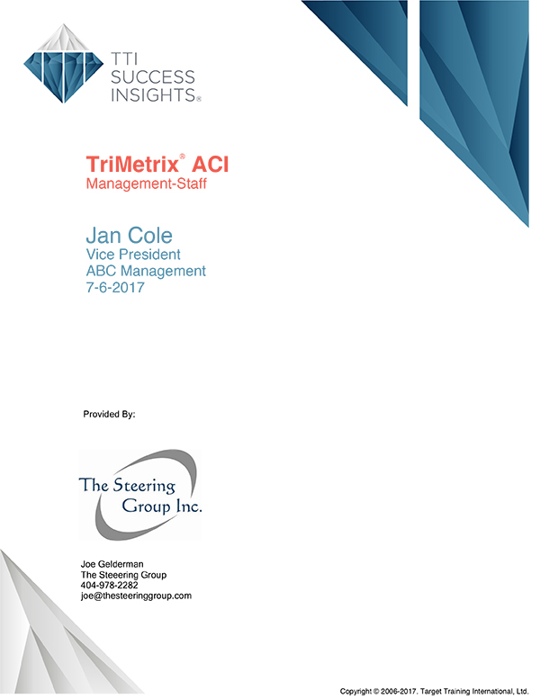 TriMetrix - The Steering Group
